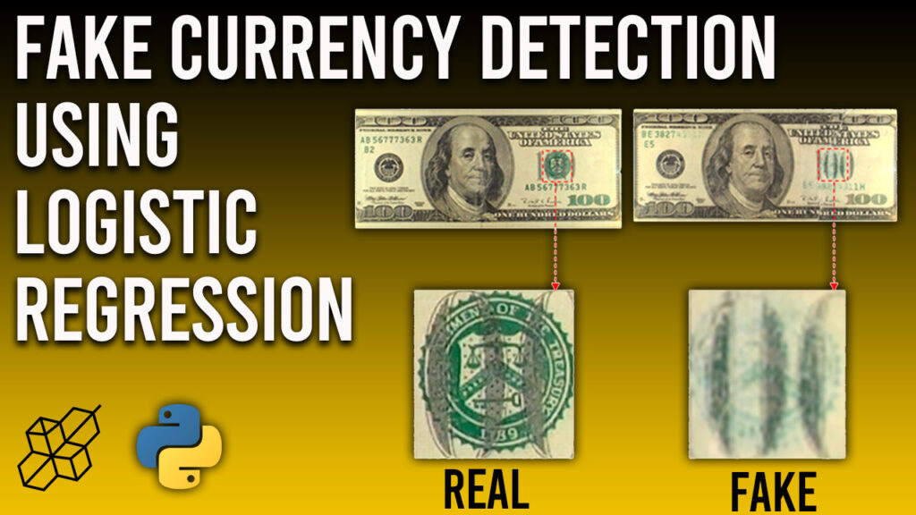 Fake Currency Detection Using Logistic Regression Model Python 